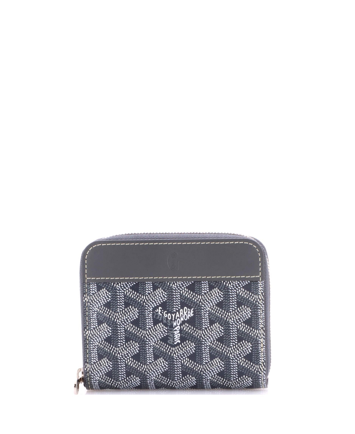 Click here for Pre-Owned Goyard Pm Matignon Zip Wallet Coated Can... prices