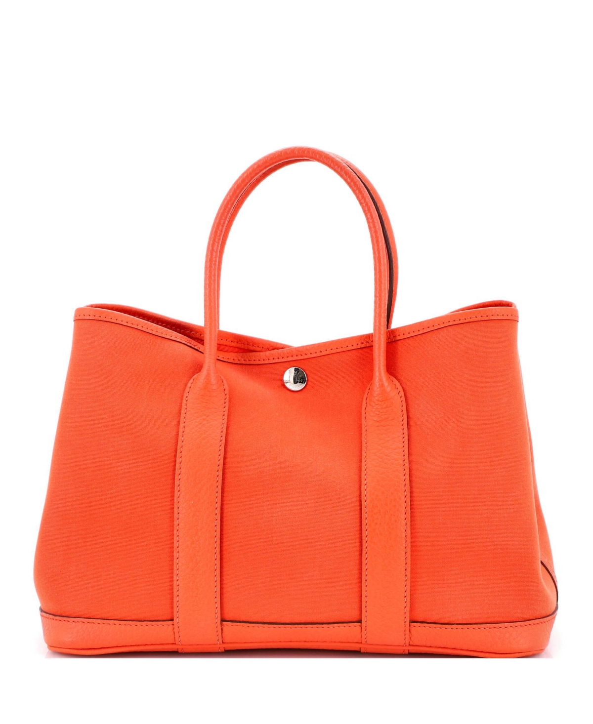 Click here for Pre-Owned HERMES 30 Garden Party Tote Toile and Le... prices