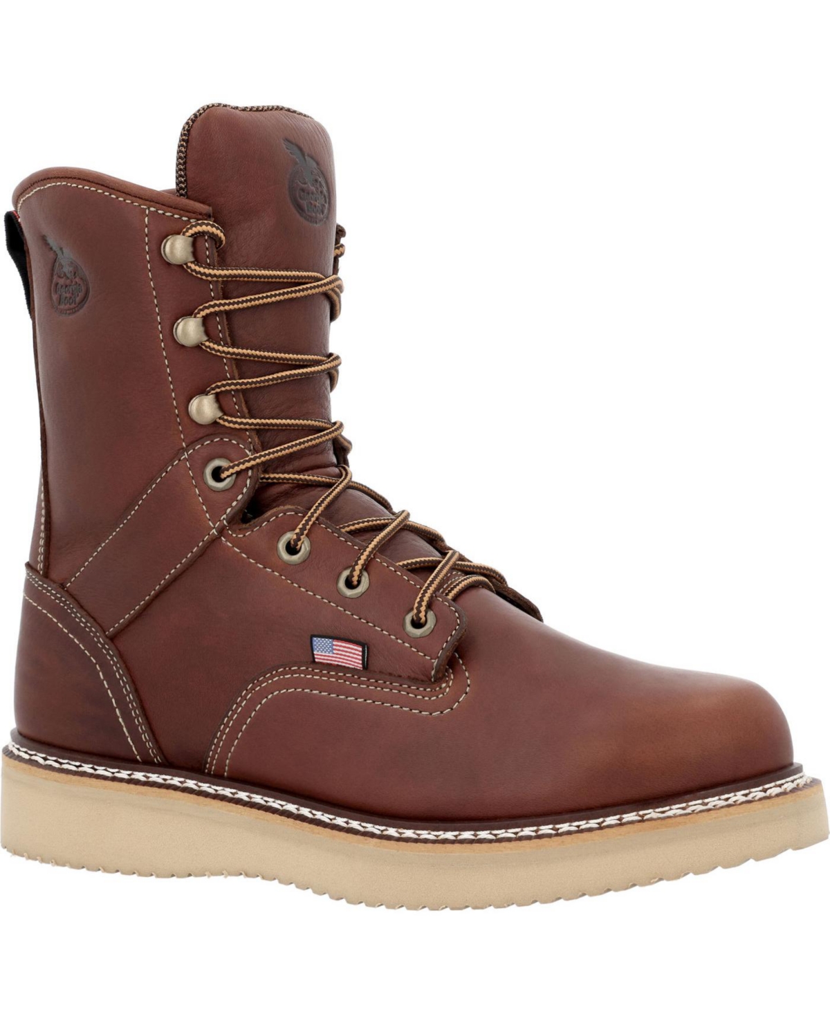 Click here for Georgia Boot Mens Usa-Made Spr Wedge Work Boot - B... prices