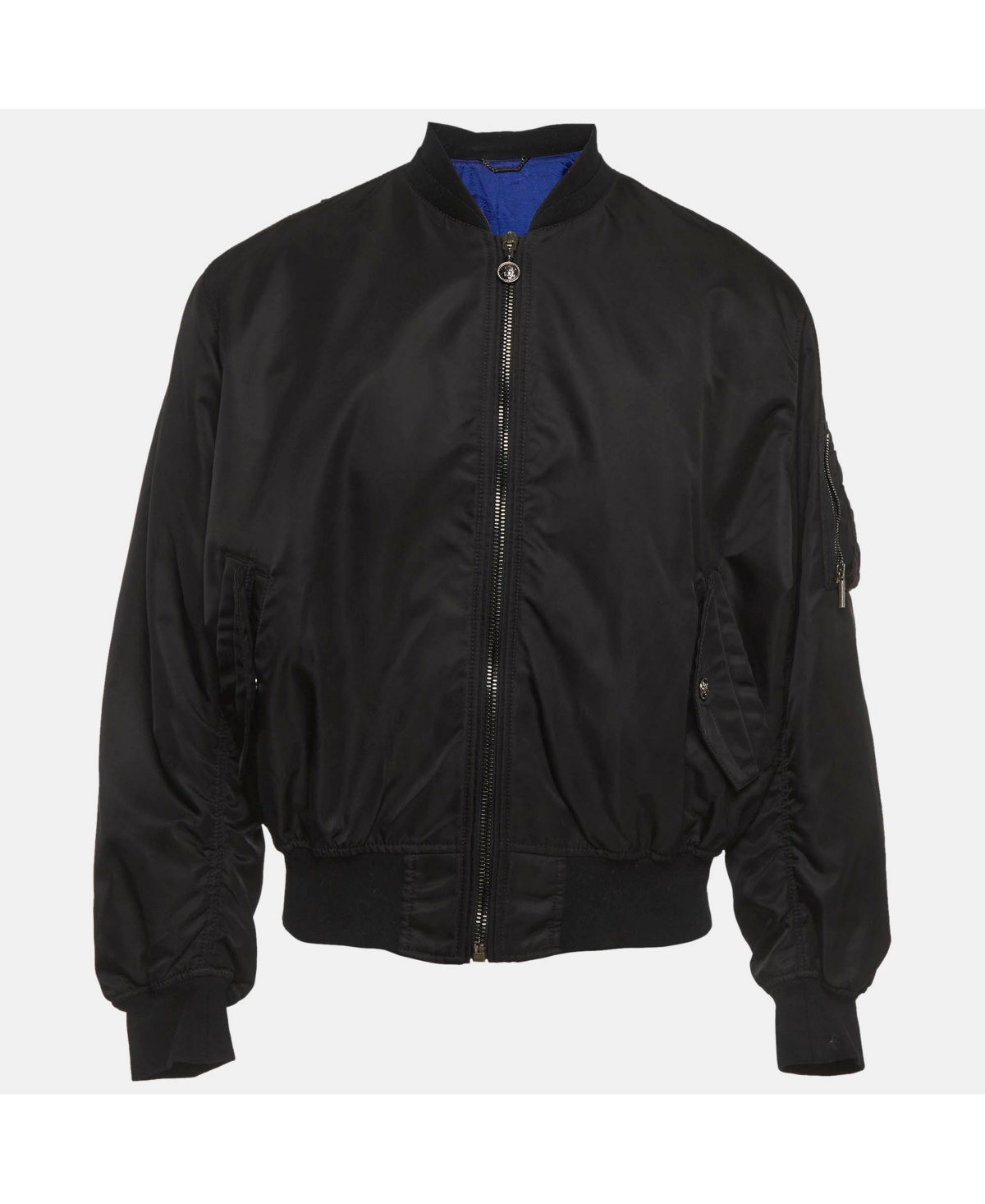 Click here for Pre-Owned Versace Mens Synthetic Bomber Jacket - B... prices