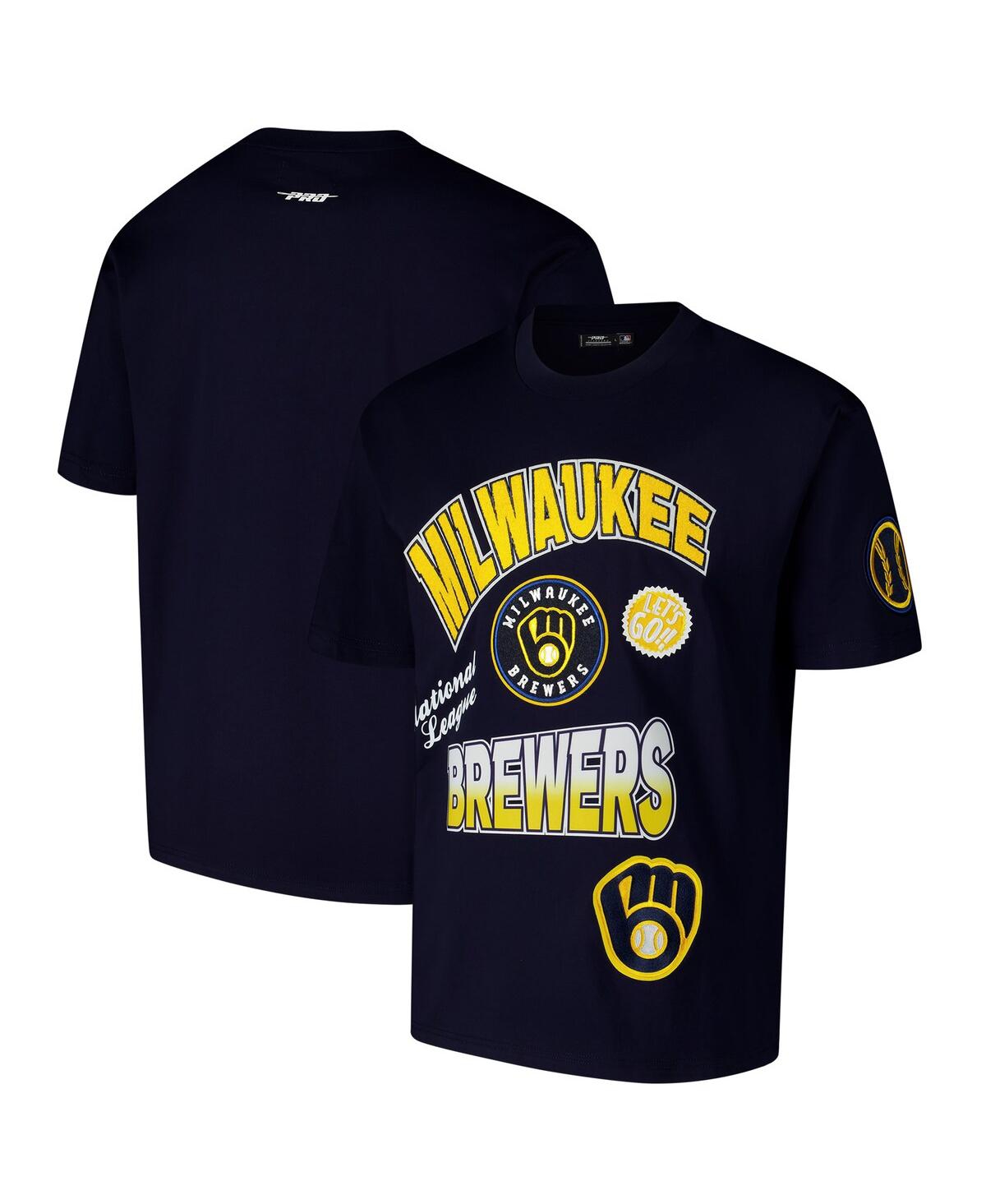 Click here for Pro Standard Mens Navy Milwaukee Brewers Turn It U... prices