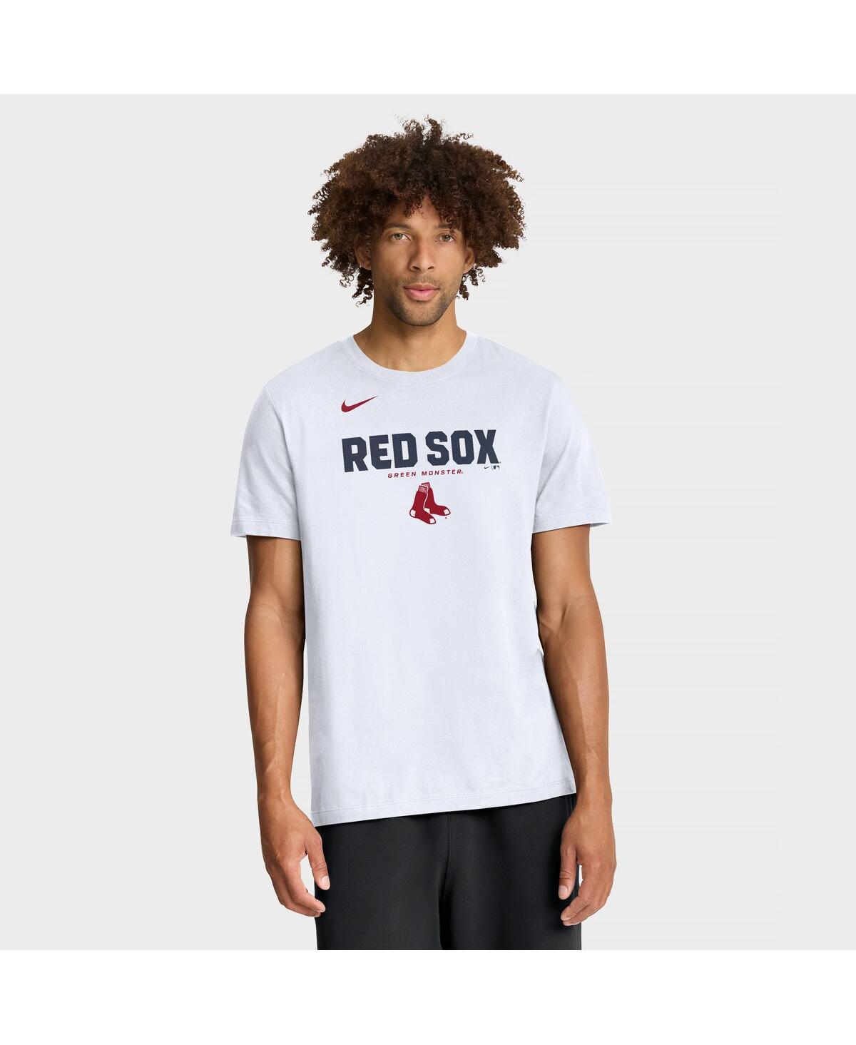 Click here for Nike Mens White Boston Red Sox Bold Team Name T-Sh... prices