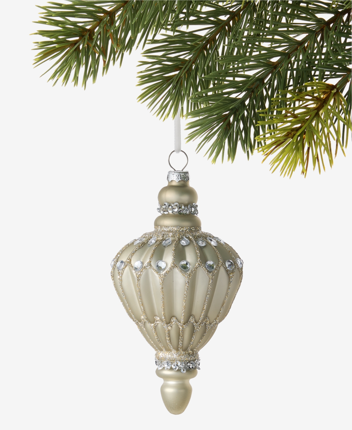 Click here for Holiday Lane Gilded Glamour Finial Ornament  Macys... prices