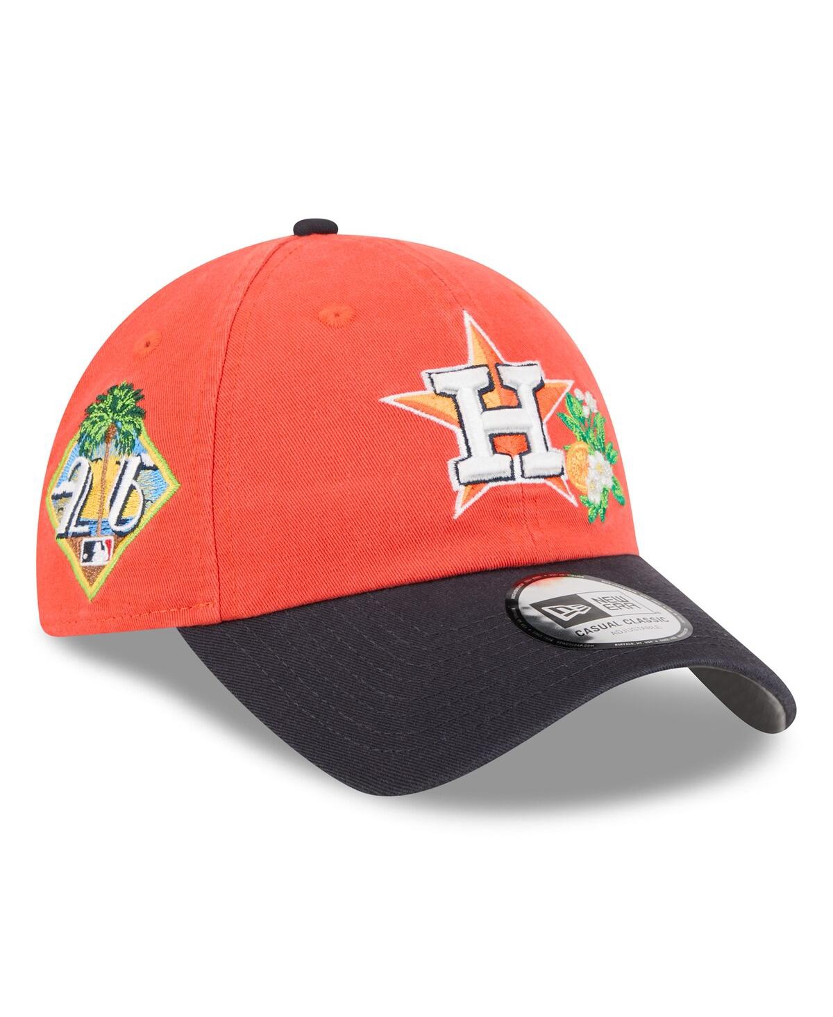 Click here for New Era Mens Orange/Navy Houston Astros 2026 Sprin... prices
