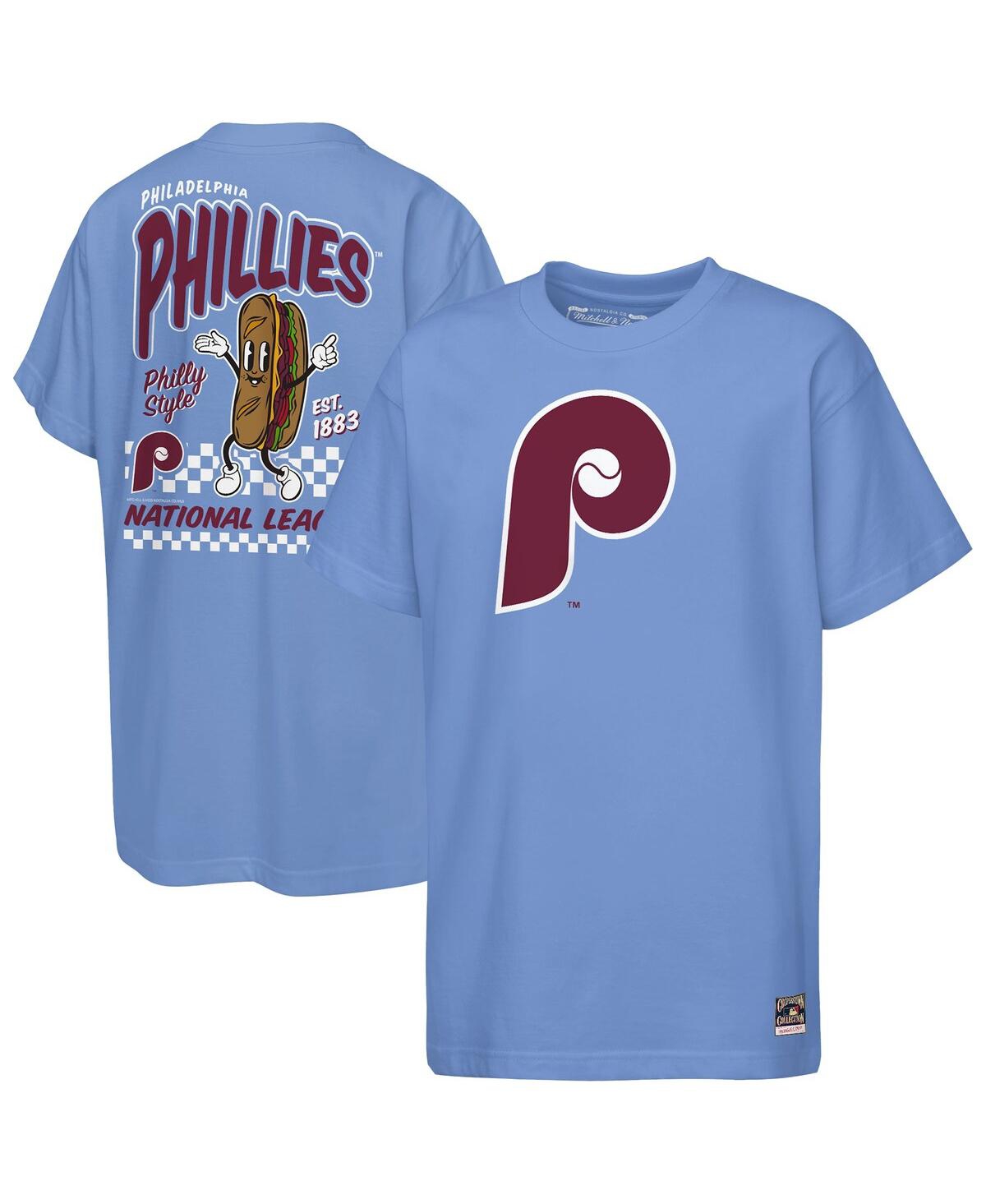 Click here for Mitchell & Ness Big Boys and Girls Light Blue Phil... prices