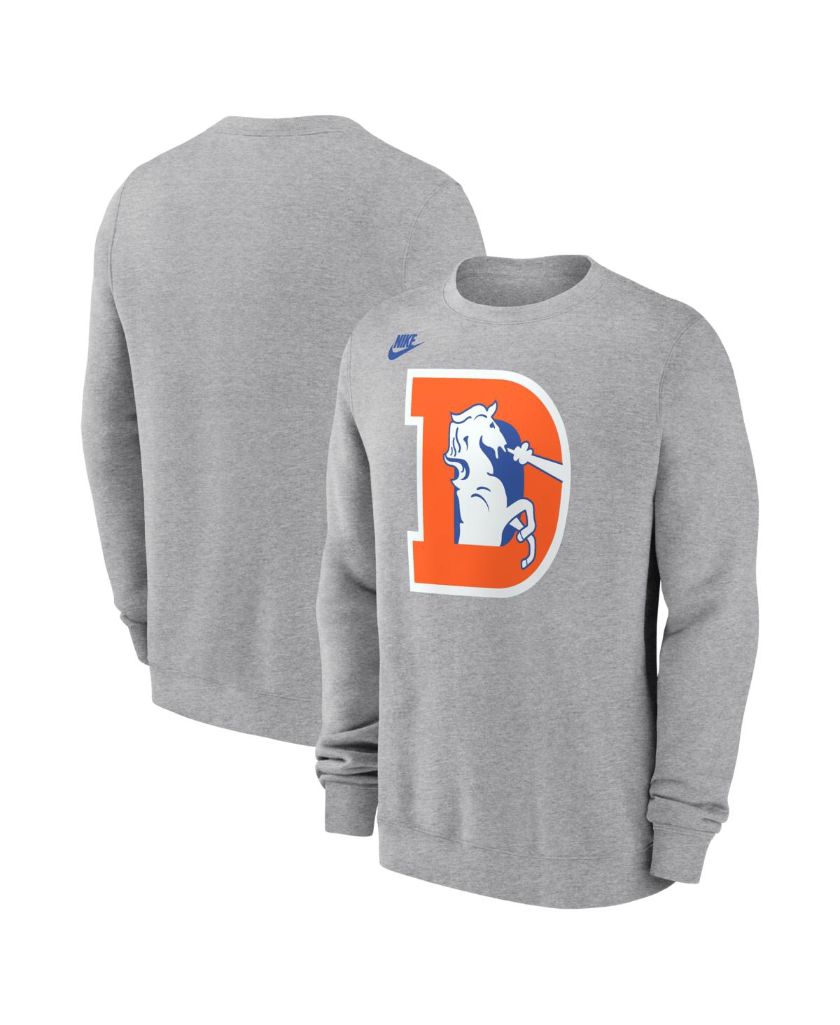 Click here for Nike Mens Heather Gray Denver Broncos D Horse Logo... prices