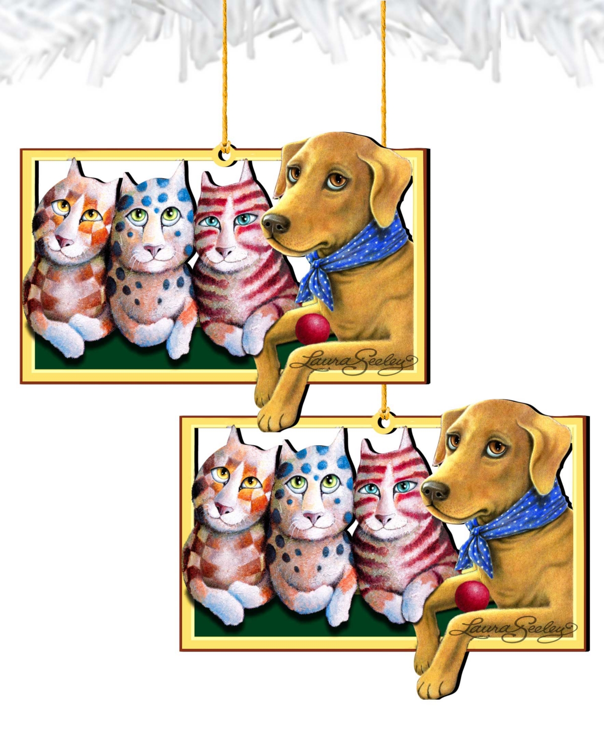Click here for Designocracy the Dog Pets Holiday Ornaments  Set o... prices