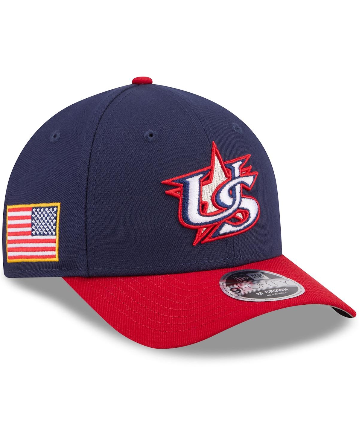 Click here for New Era Mens Navy/Red Usa Baseball 2026 World Base... prices