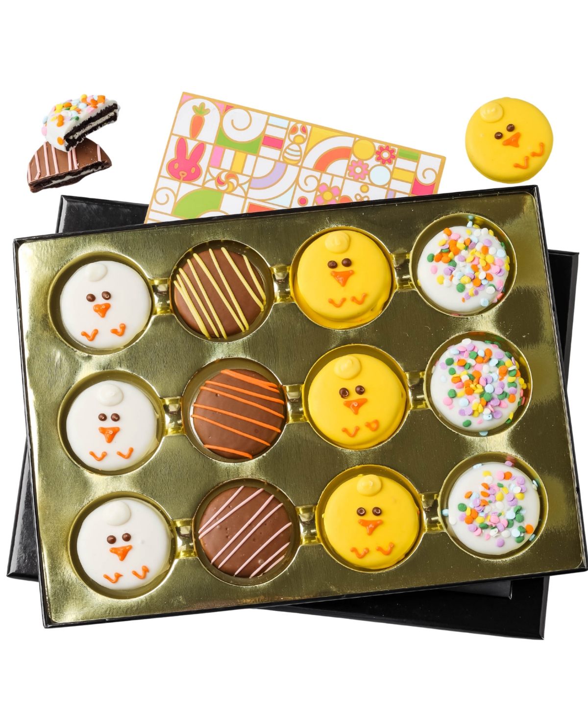 Click here for Bonnie & Pop Easter Themed Oreos  12-Pc. prices