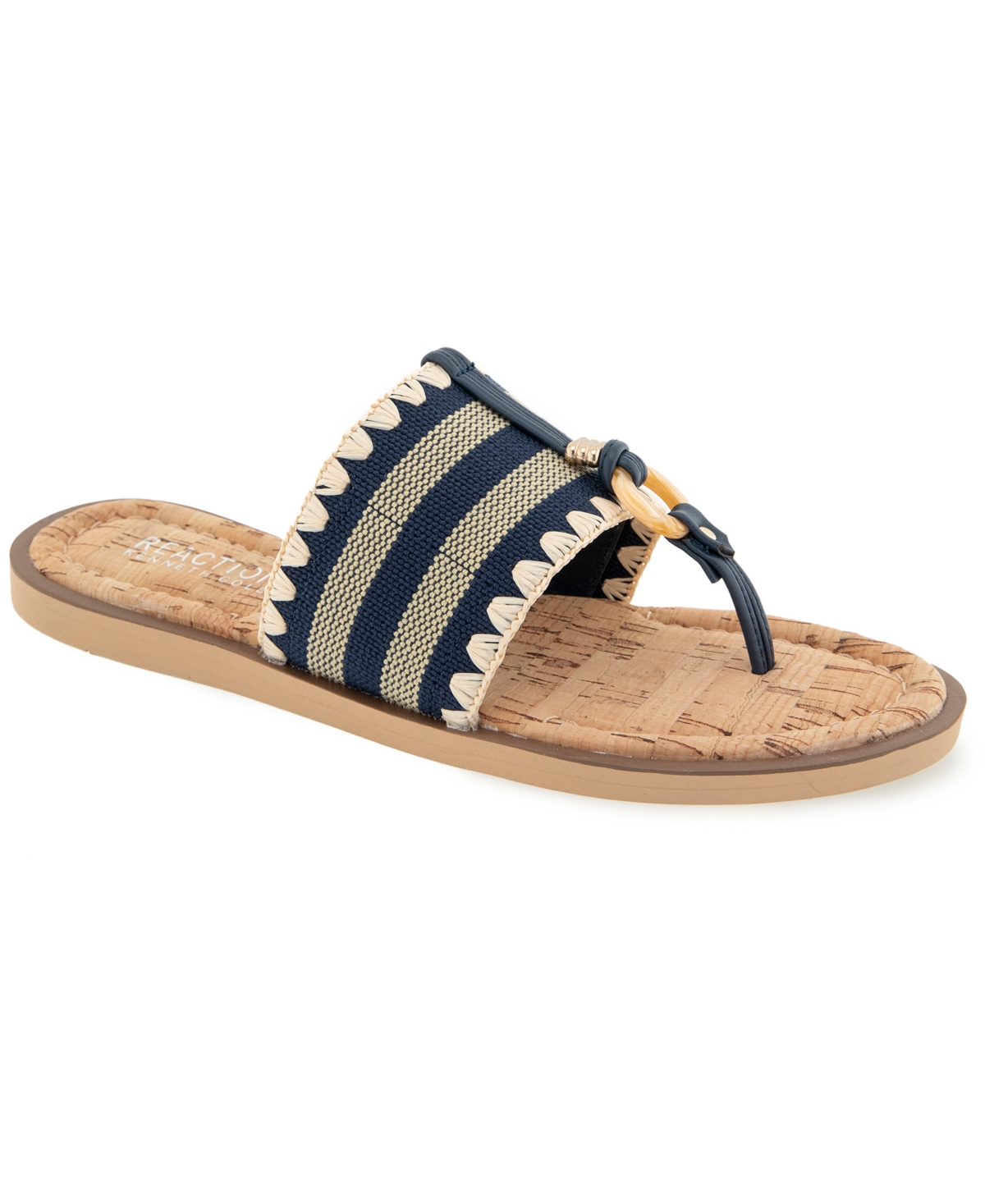 Click here for Kenneth Cole Reaction Womens Sabriya Slide Flat Sa... prices