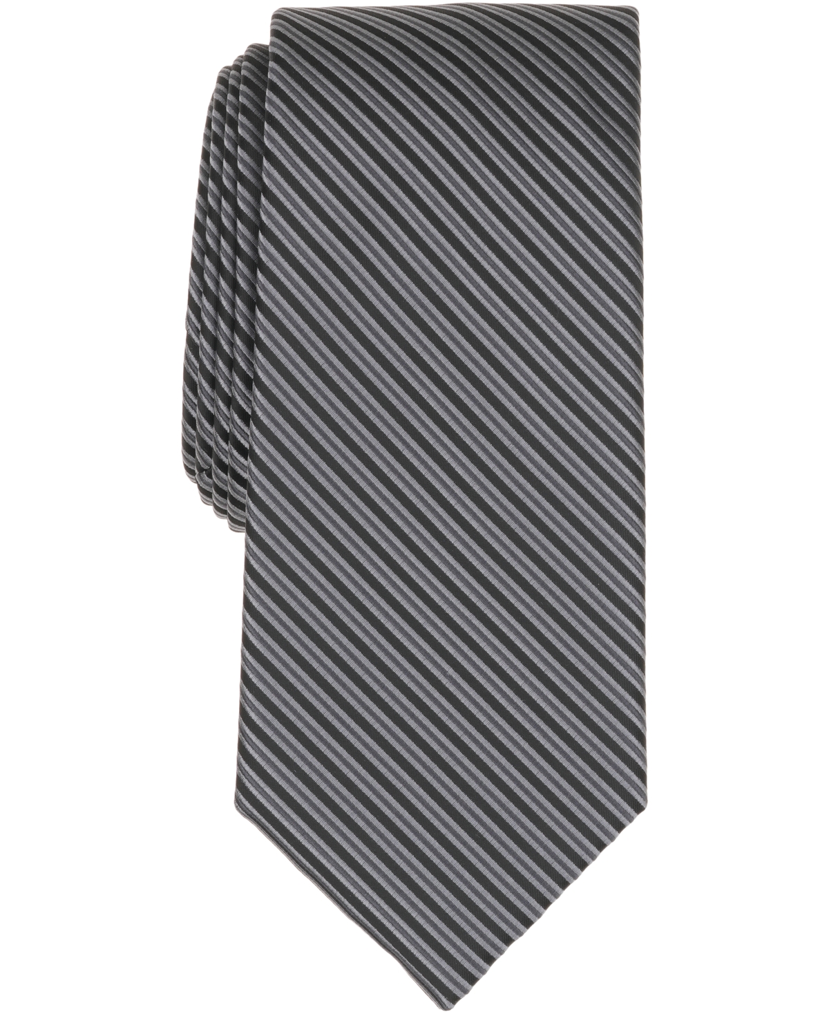 Click here for Perry Ellis Mens Fenwich Striped Tie - Black prices