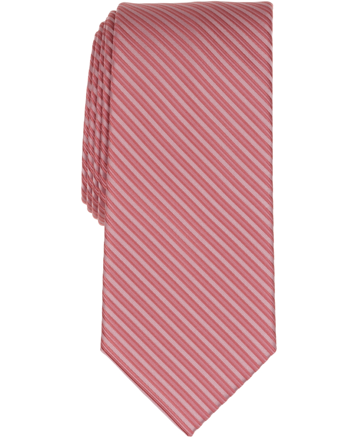 Click here for Perry Ellis Mens Fenwich Striped Tie - Pink prices