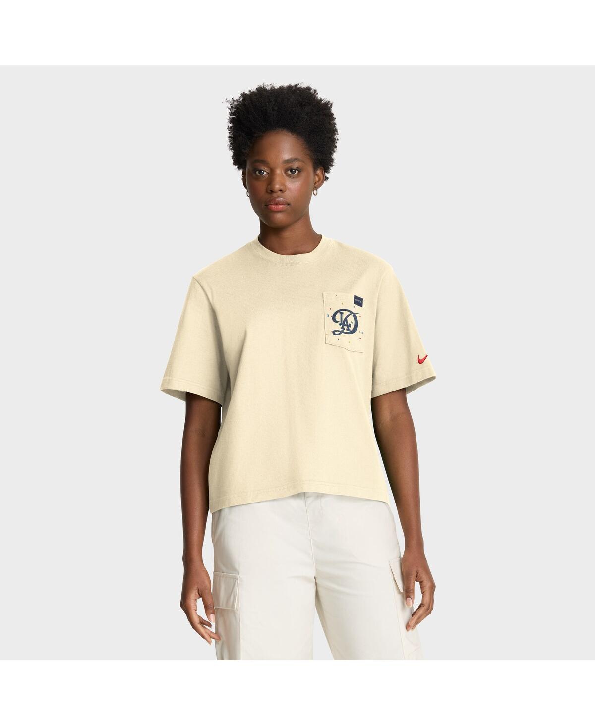 Click here for Nike Womens Cream Los Angeles Dodgers City Connect... prices