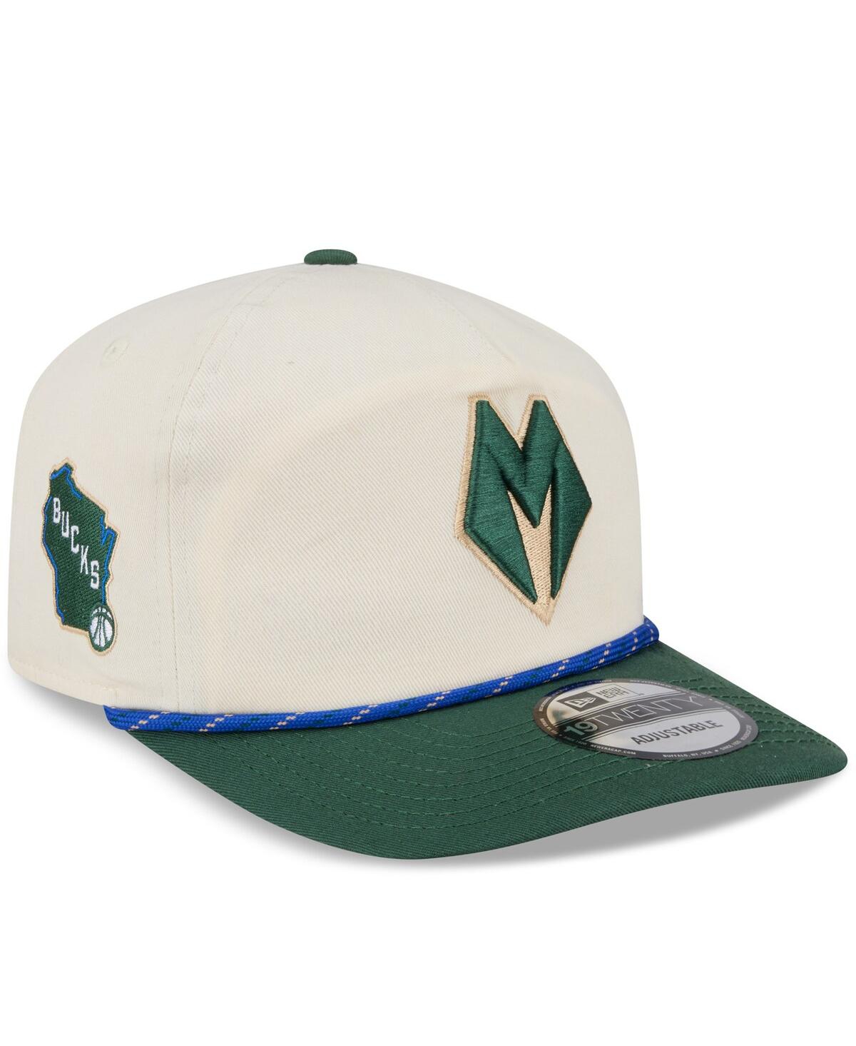 Click here for New Era Mens Cream/Hunter Green Milwaukee Bucks 20... prices