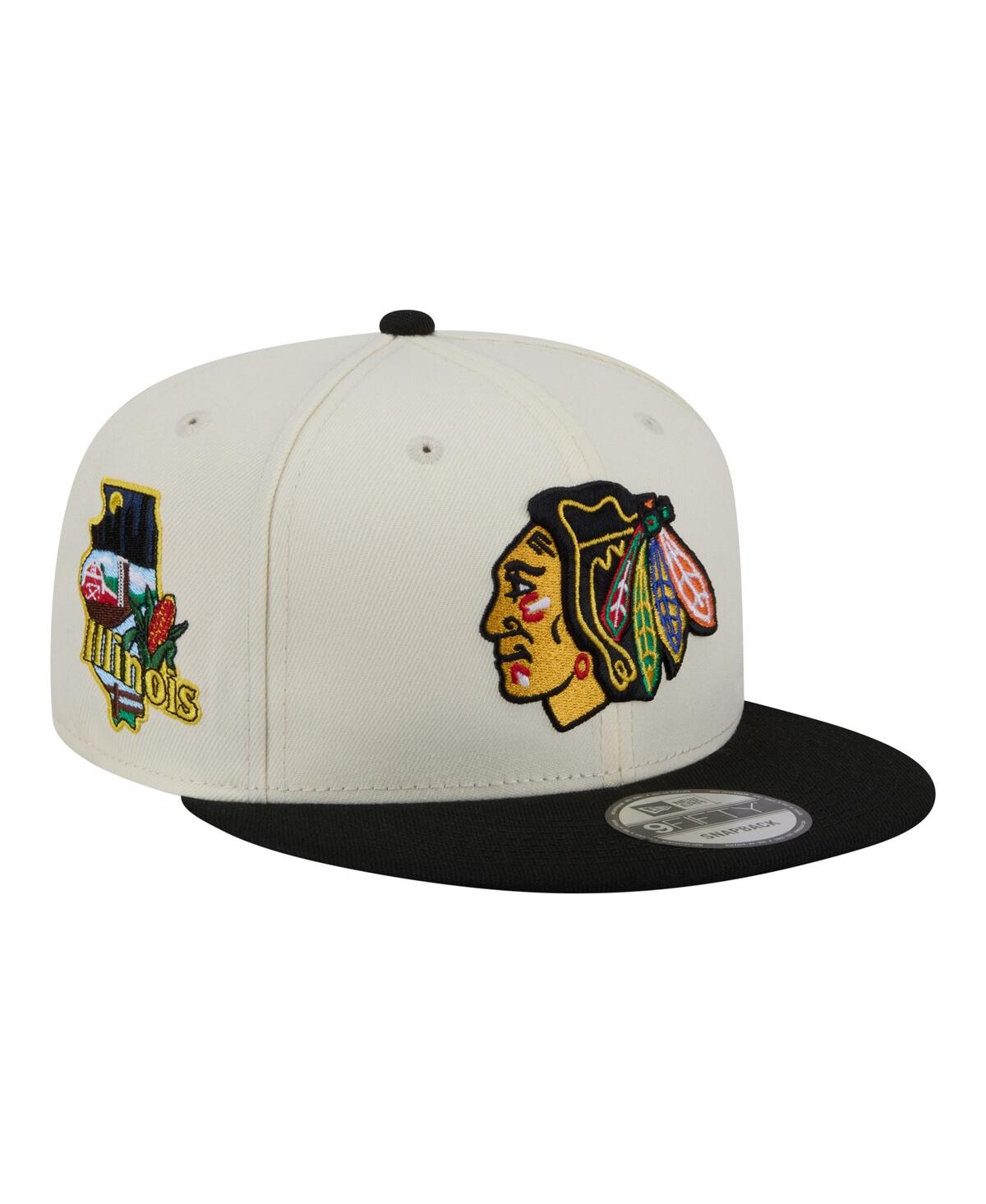 Click here for New Era Mens White/Black Chicago Blackhawks Inject... prices