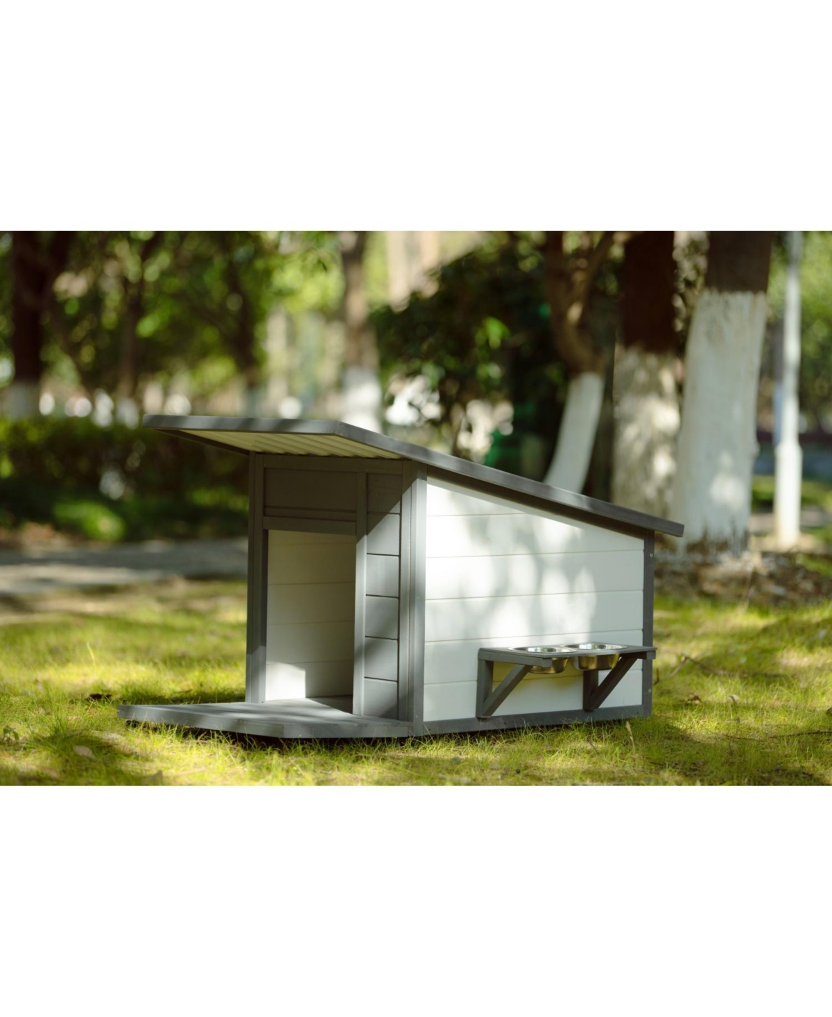 Click here for Streamdale Furniture Outdoor Dog House With Food B... prices
