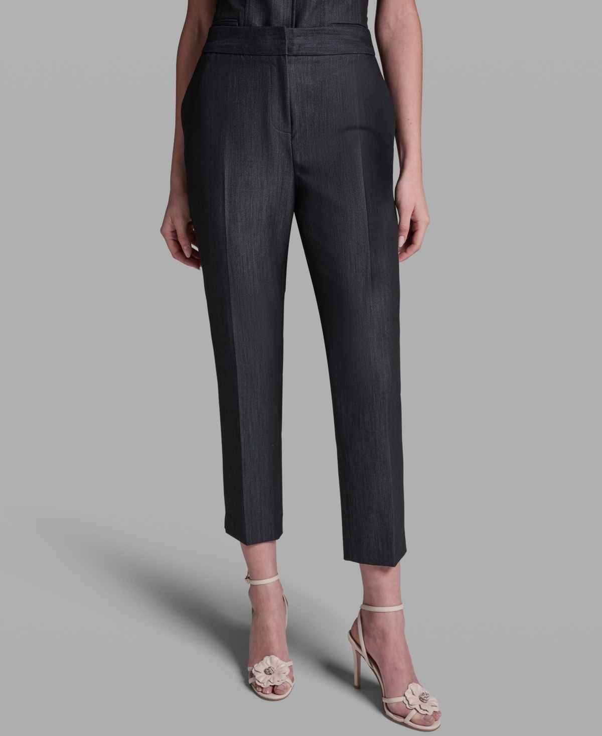 Click here for Bcbg Womens High-Waist Straight Pants - Black prices