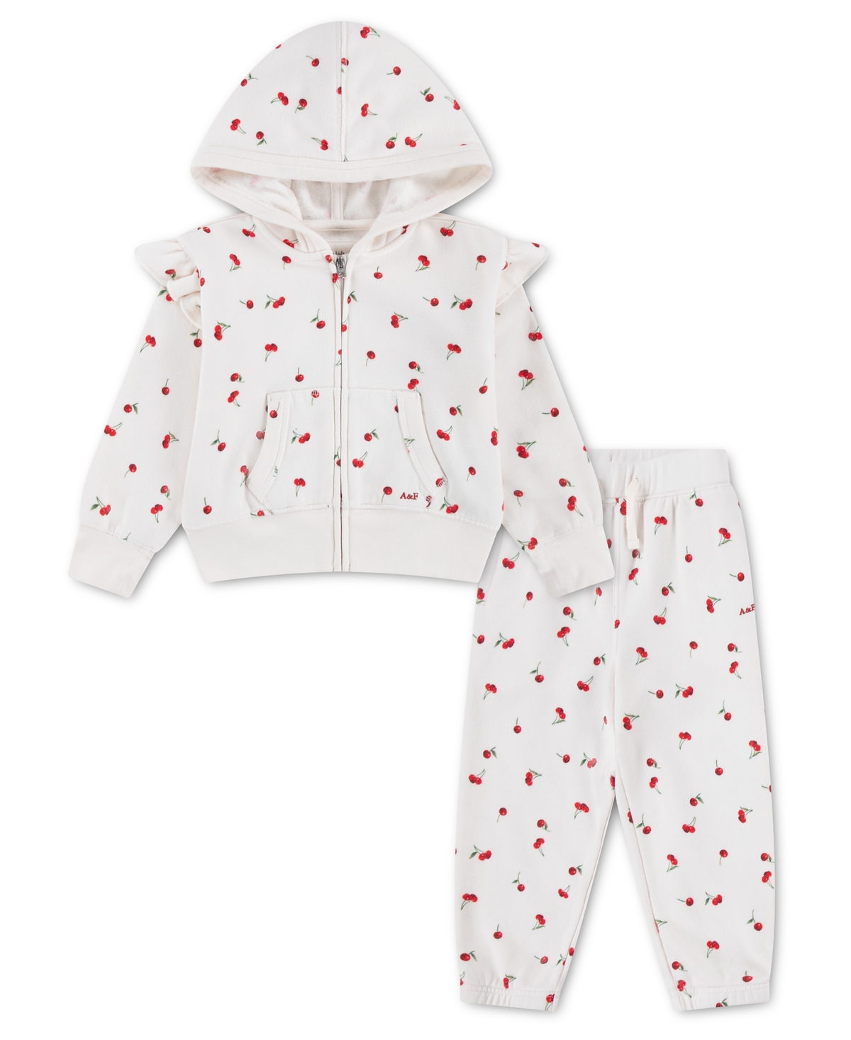 Click here for abercrombie kids Baby Girls Flutter Full-Zip Hoodi... prices