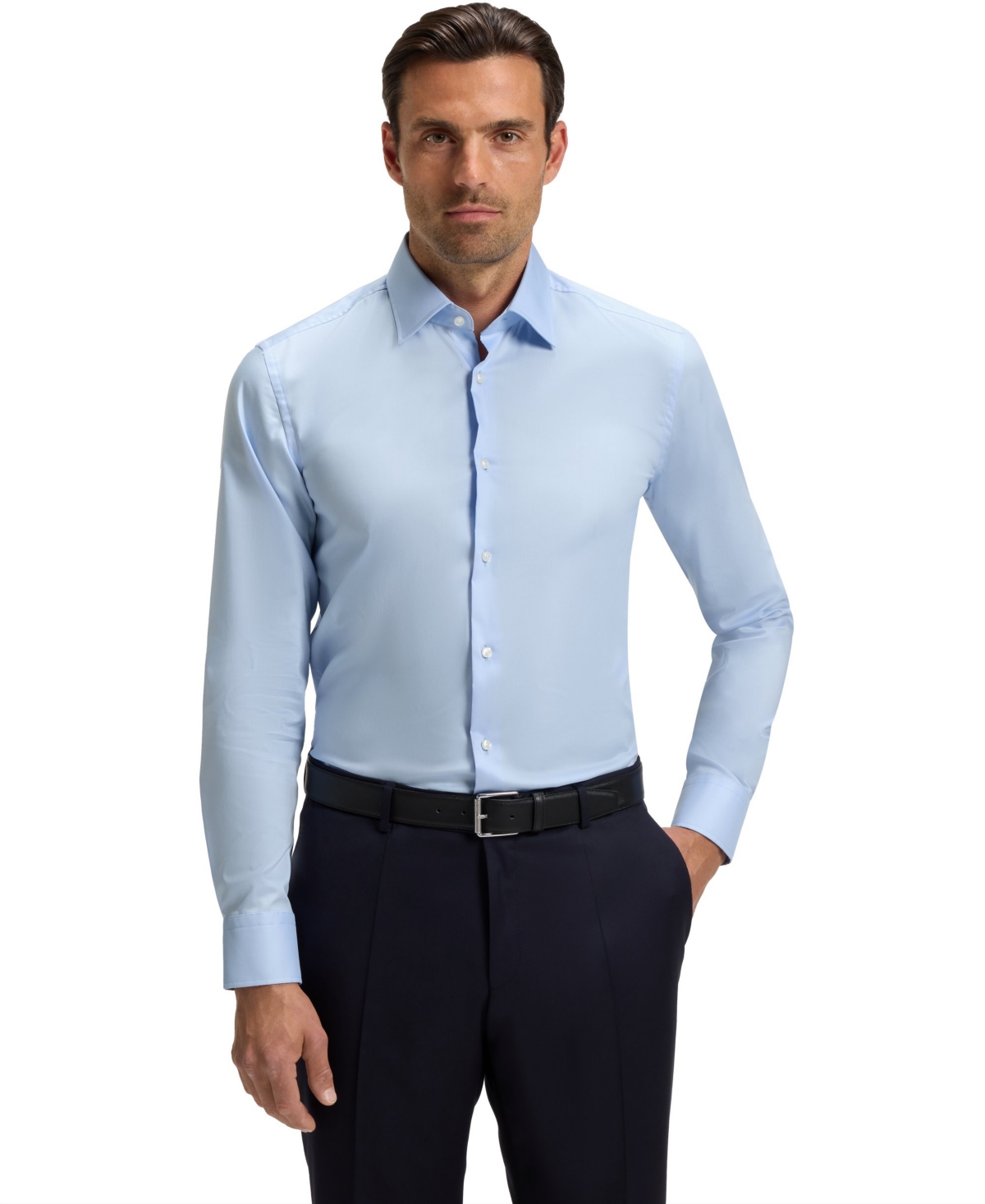 Click here for Boss by Hugo Boss Mens Easy-Iron Slim-Fit Dress Sh... prices