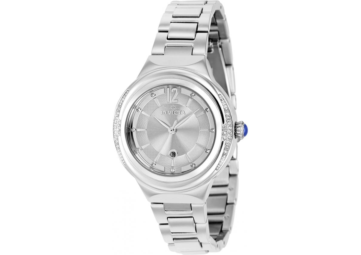Click here for Invicta Womens 38076 Angel Quartz Silver Dial Watc... prices