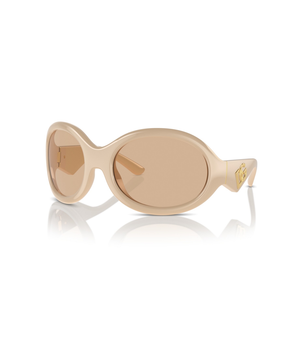 Click here for Dolce&Gabbana Womens Oval Sunglasses  DG6201 - Nud... prices