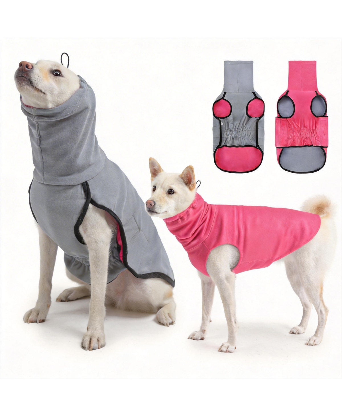 Click here for Aronkl Reversible Dog Calming Vest with Hood for A... prices