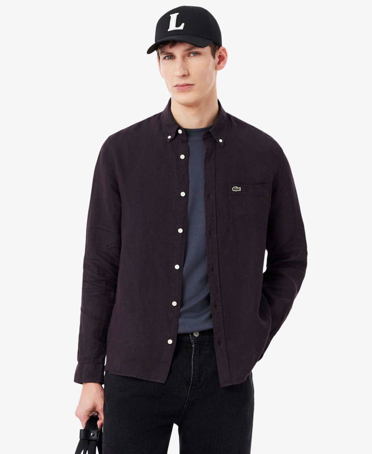 Click here for Lacoste Mens Regular-Fit Long-Sleeve Shirt - Buffa... prices