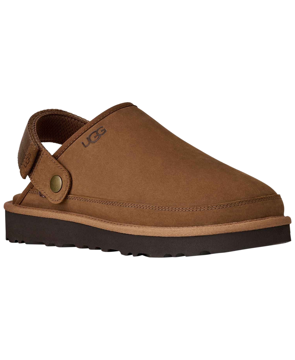 Click here for Ugg Mens Goldencoast Round-Toe Clogs - Brown prices
