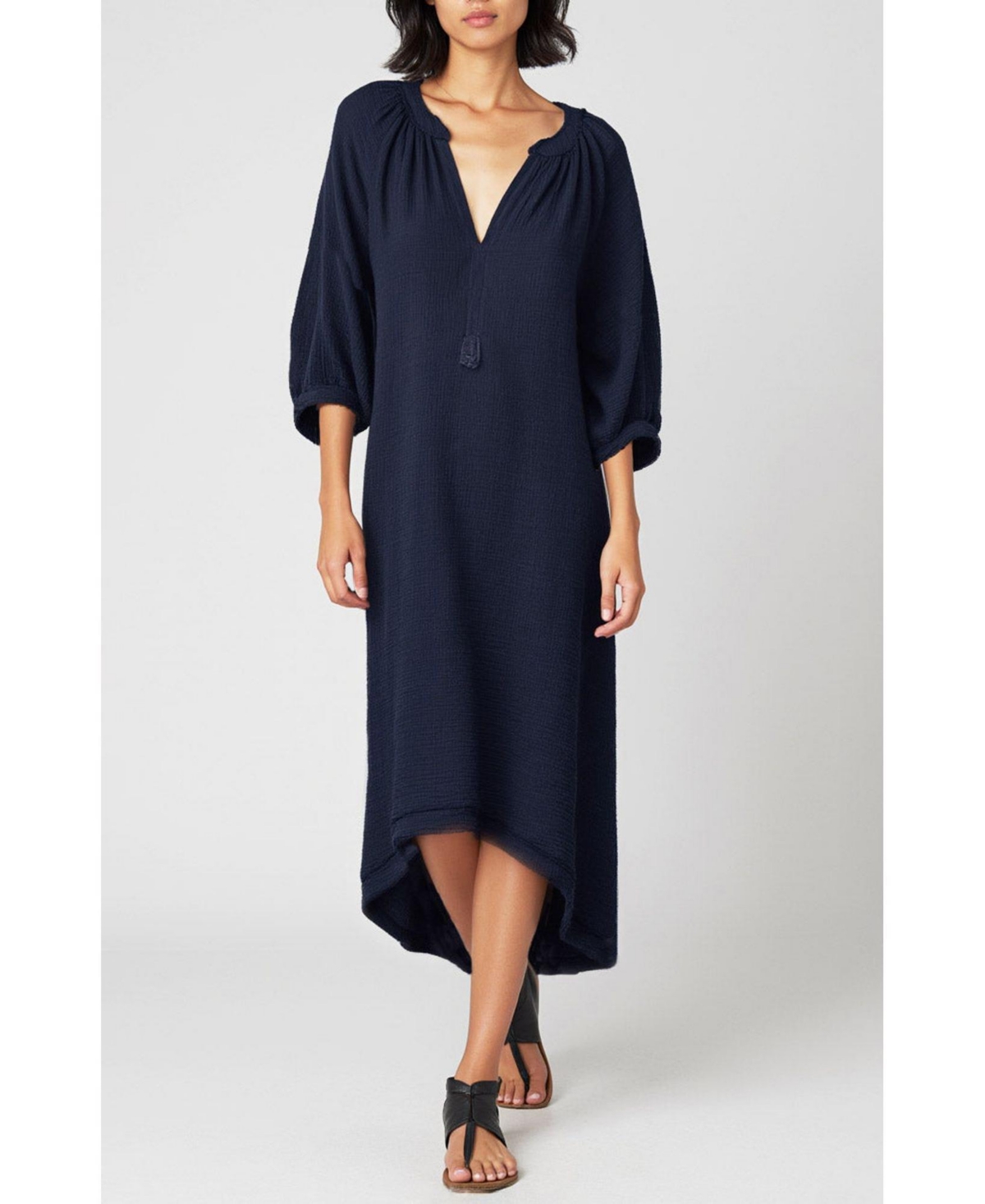 Click here for Ocean+Main Plus Size Ocean+Main Gauze Dress with P... prices