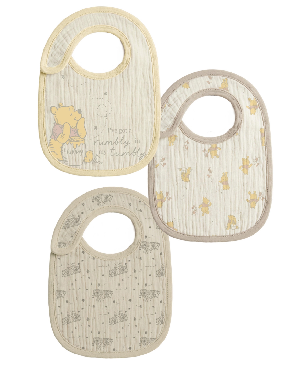 Click here for Disney Baby Boys or Girls Pooh Graphic Bibs  3-Pac... prices