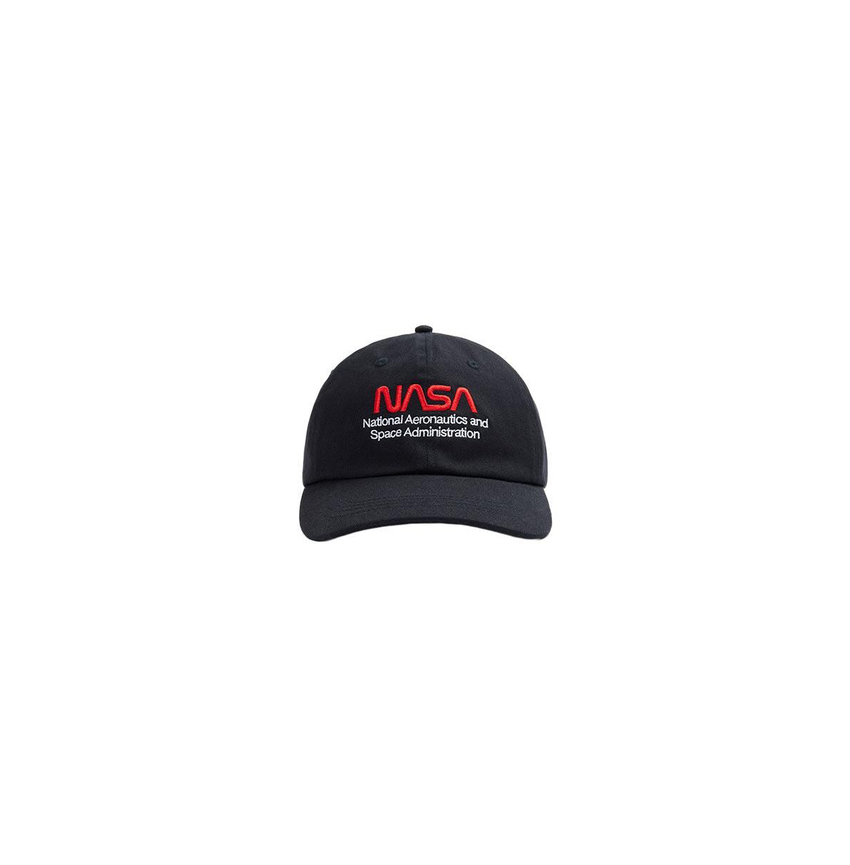 Click here for Alpha Industries Mens Nasa Worm Logo Cap - Black prices