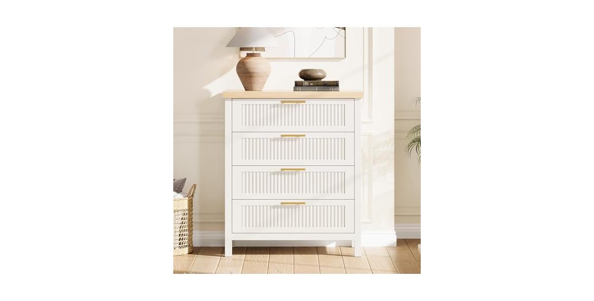 Click here for gaomon Fluted Dresser for Bedroom  Chest of Dresse... prices