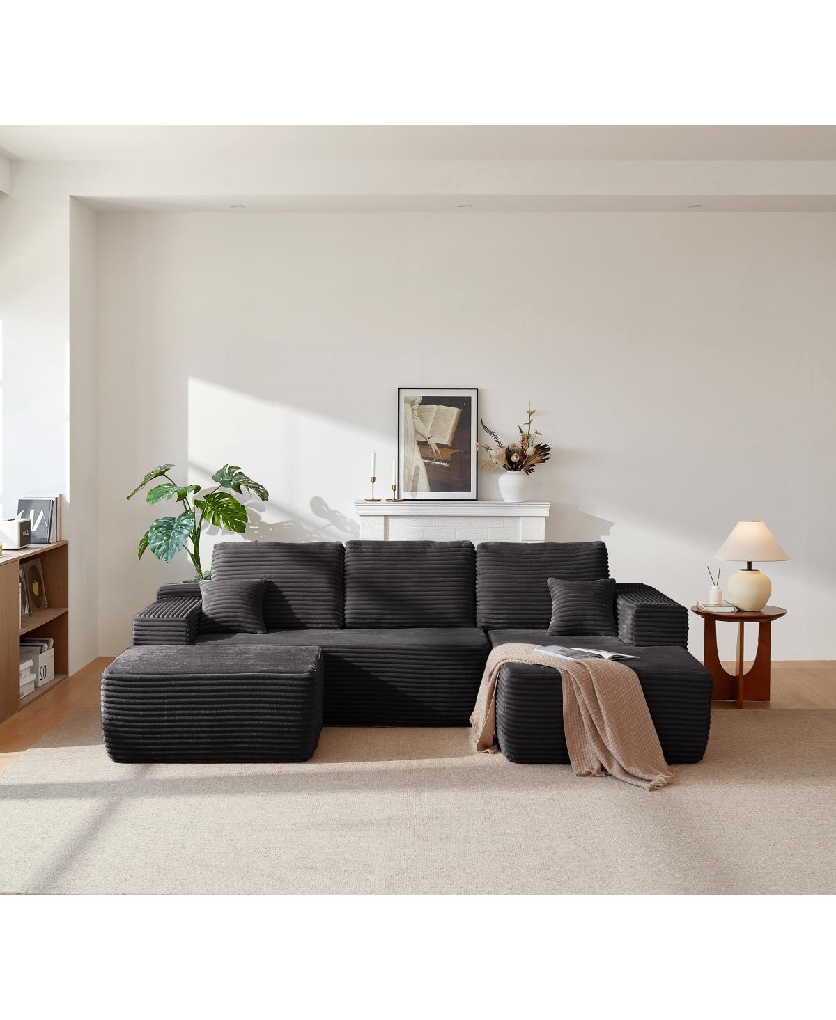 Click here for Streamdale Furniture 105.7" U-Shaped Cloud Se... prices