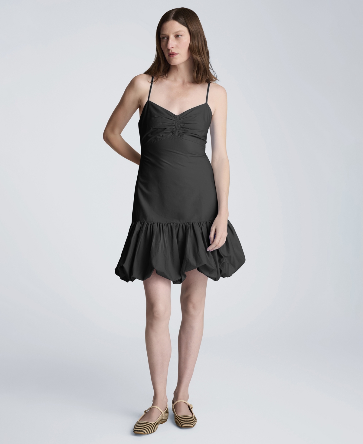 Click here for Kenneth Cole Womens Sweetheart Bubble Flounce Mini... prices