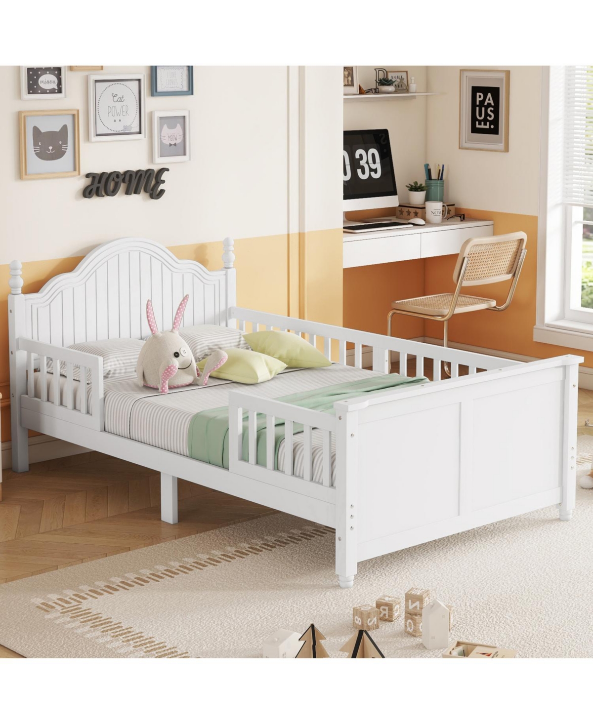 Click here for Streamdale Furniture Kids Twin Bed with Headboard... prices