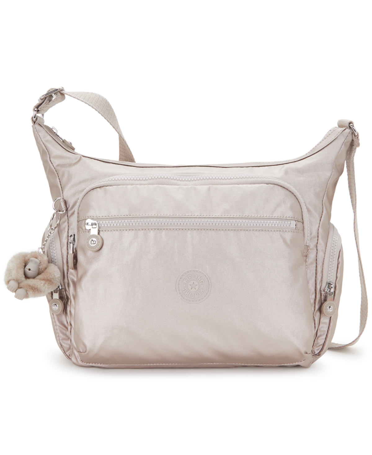 Click here for Kipling Gabbie Large Nylon Zip-Top Crossbody Bag -... prices