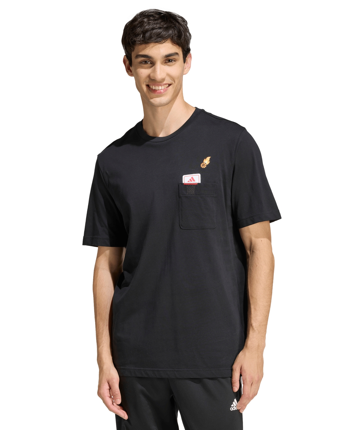 Click here for adidas Mens Embroidered Basketball Graphic T-Shirt... prices