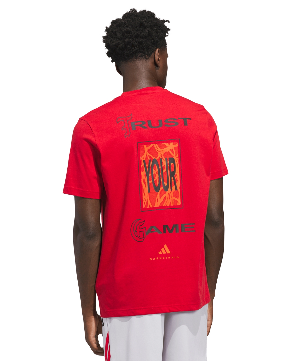 Click here for adidas Mens Basketball Crewneck T-Shirt - Power Re... prices