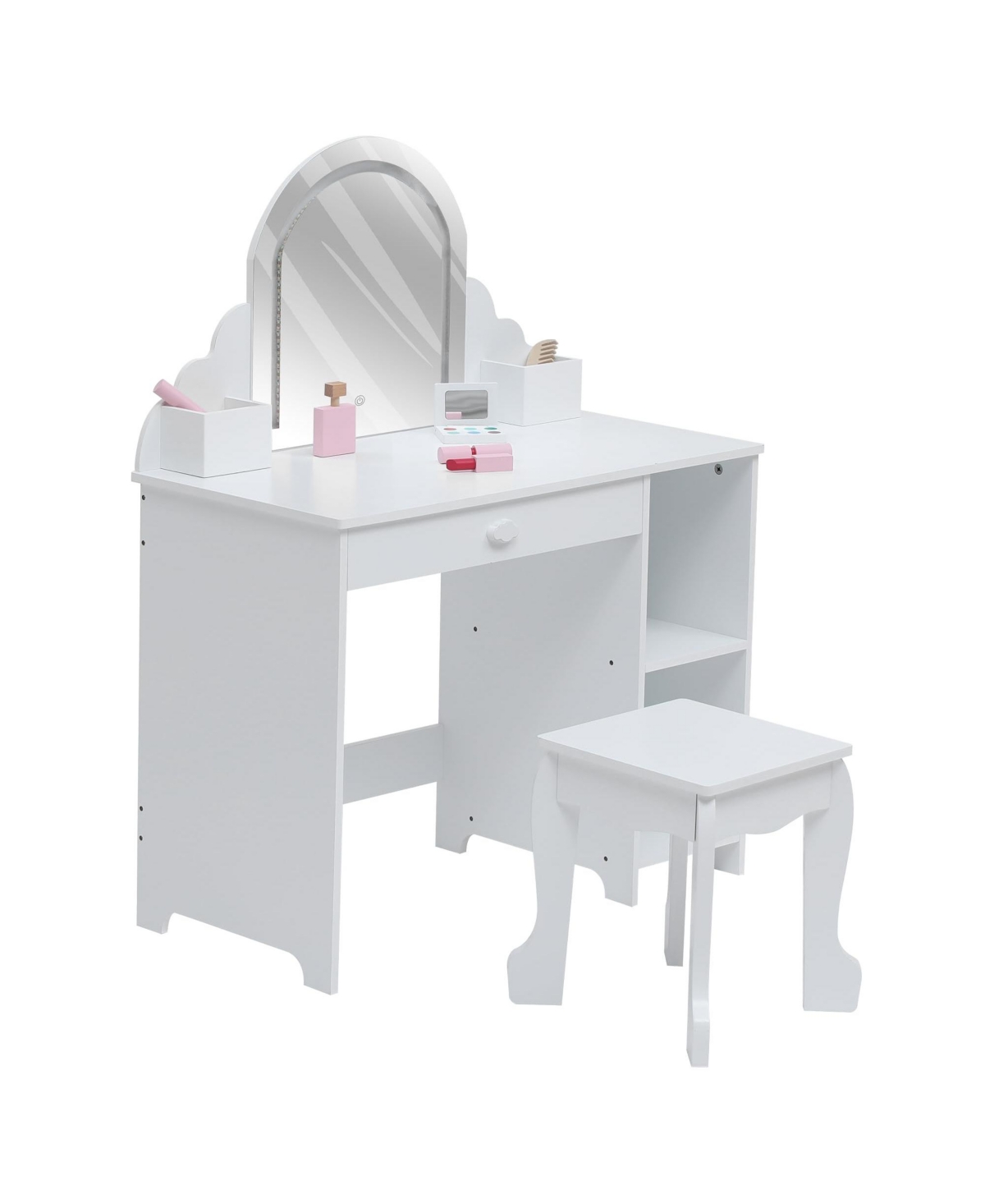 Click here for gaomon Kids Vanity Set with Adjustable Lighted Mir... prices