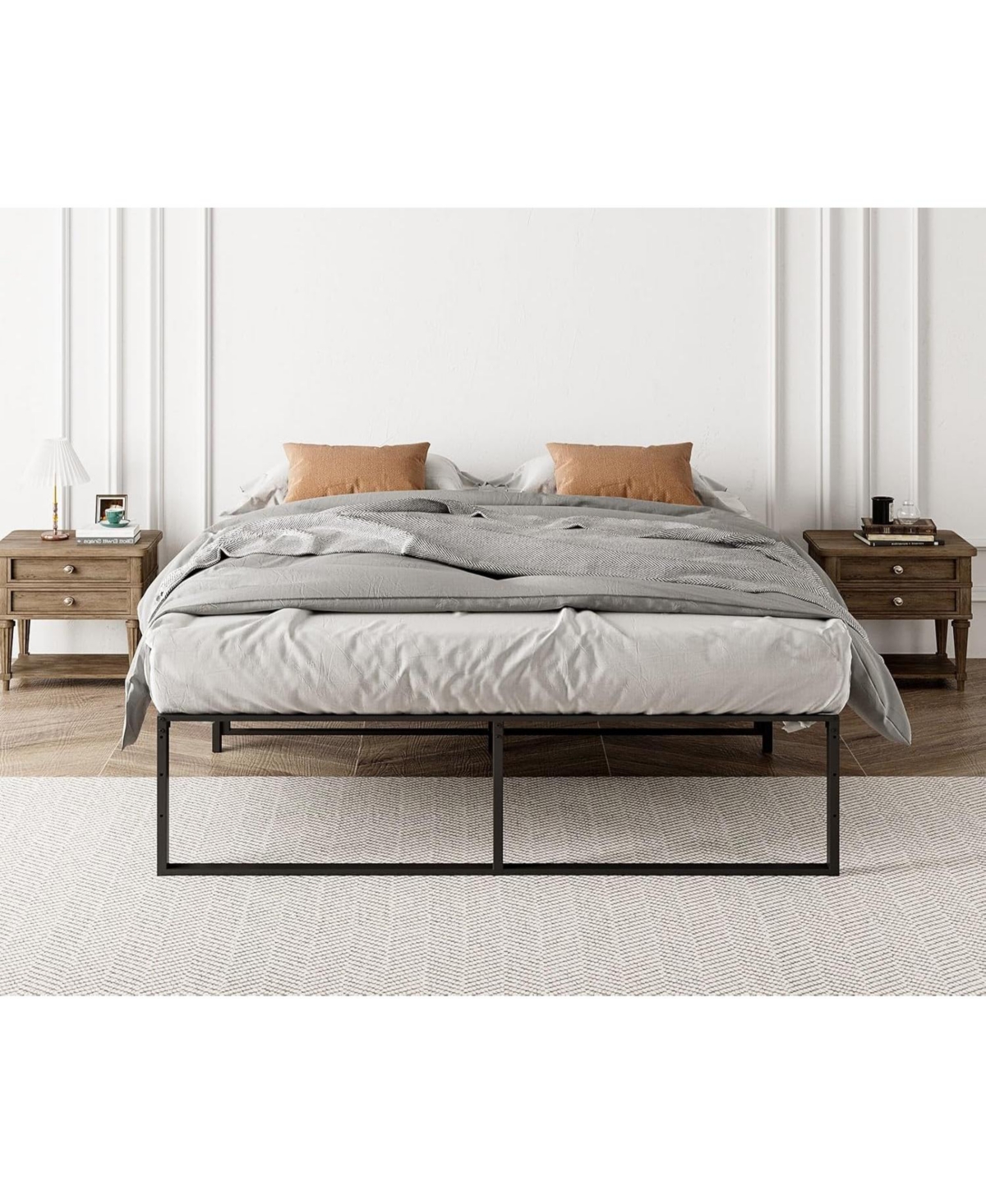 Click here for gaomon Full Metal Bed Frame Platform with Steel Sl... prices