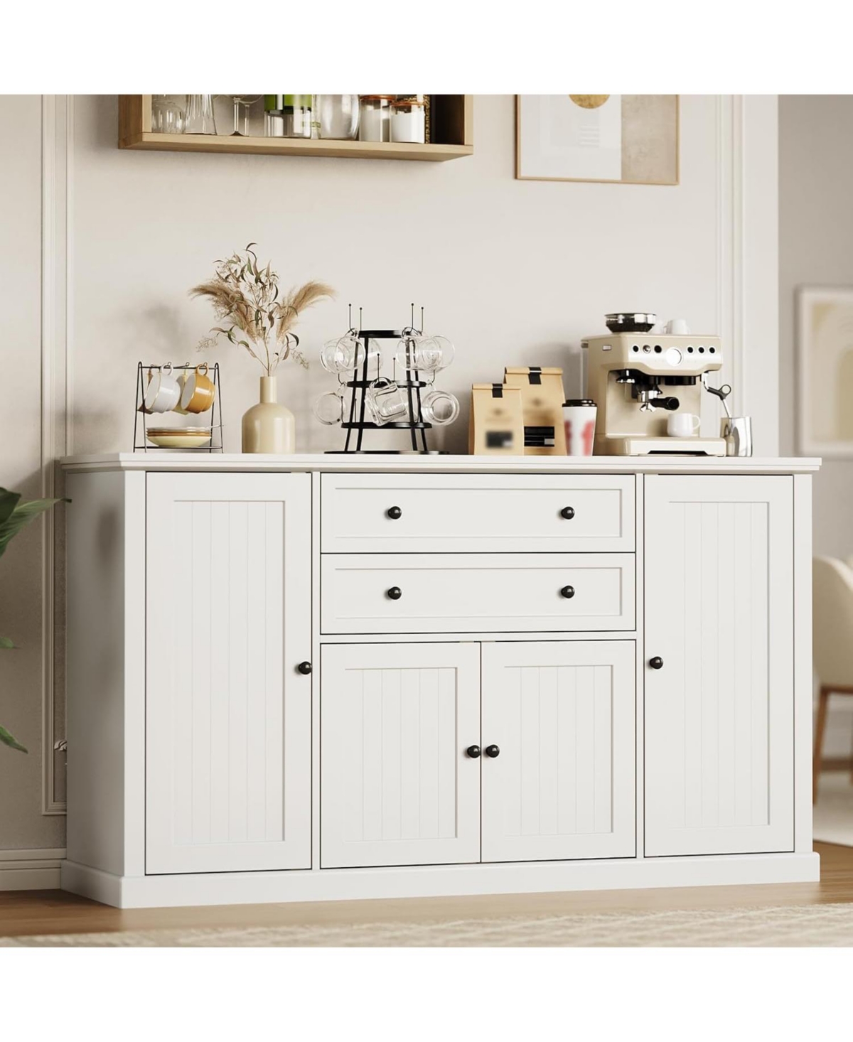 Click here for gaomon 58" Large Kitchen Buffet Cabinet with... prices