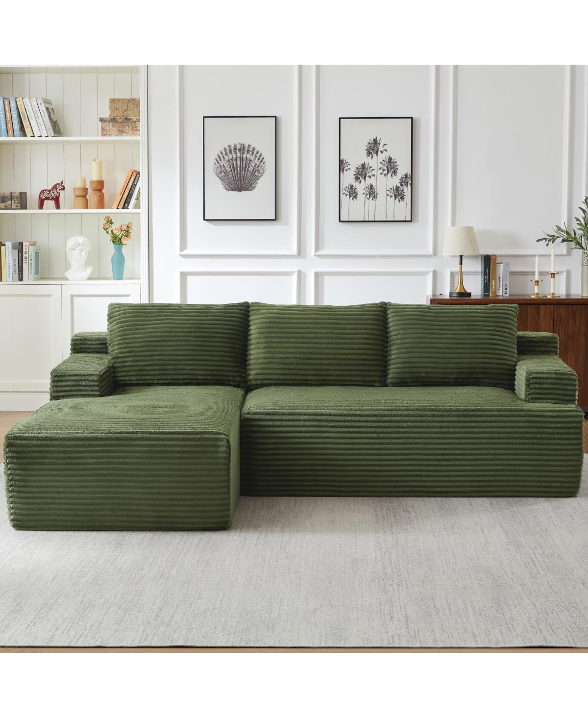 Click here for Streamdale Furniture L-Shaped Cloud Sectional Sofa... prices