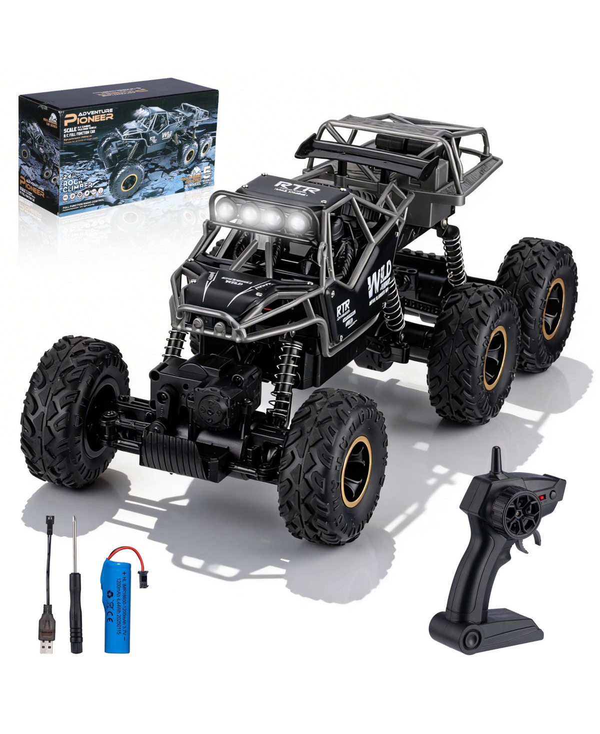 Click here for Sugift Rc Car 1:12 Scale 6WD All-Terrain Monster T... prices