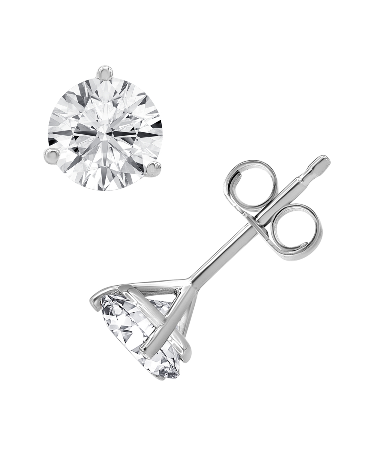 Click here for Macys Lab Grown Diamond Stud Earrings (1 ct. t.w.)... prices