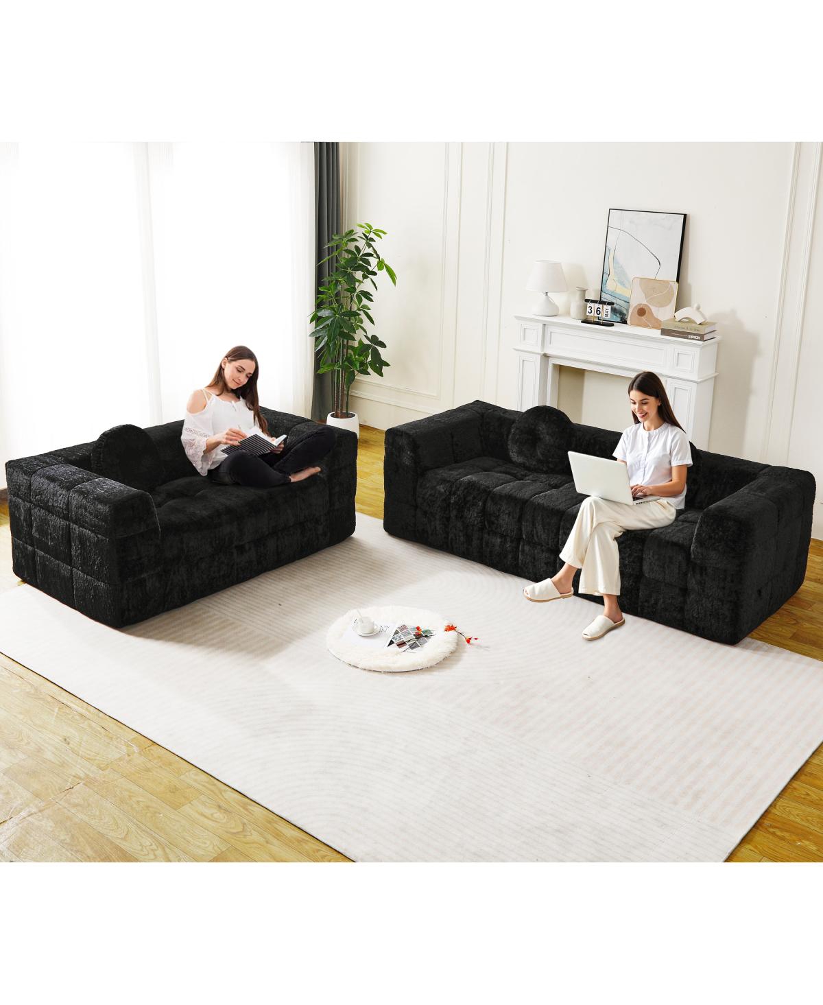 Click here for Streamdale Furniture Modern Boneless Couch with Tw... prices