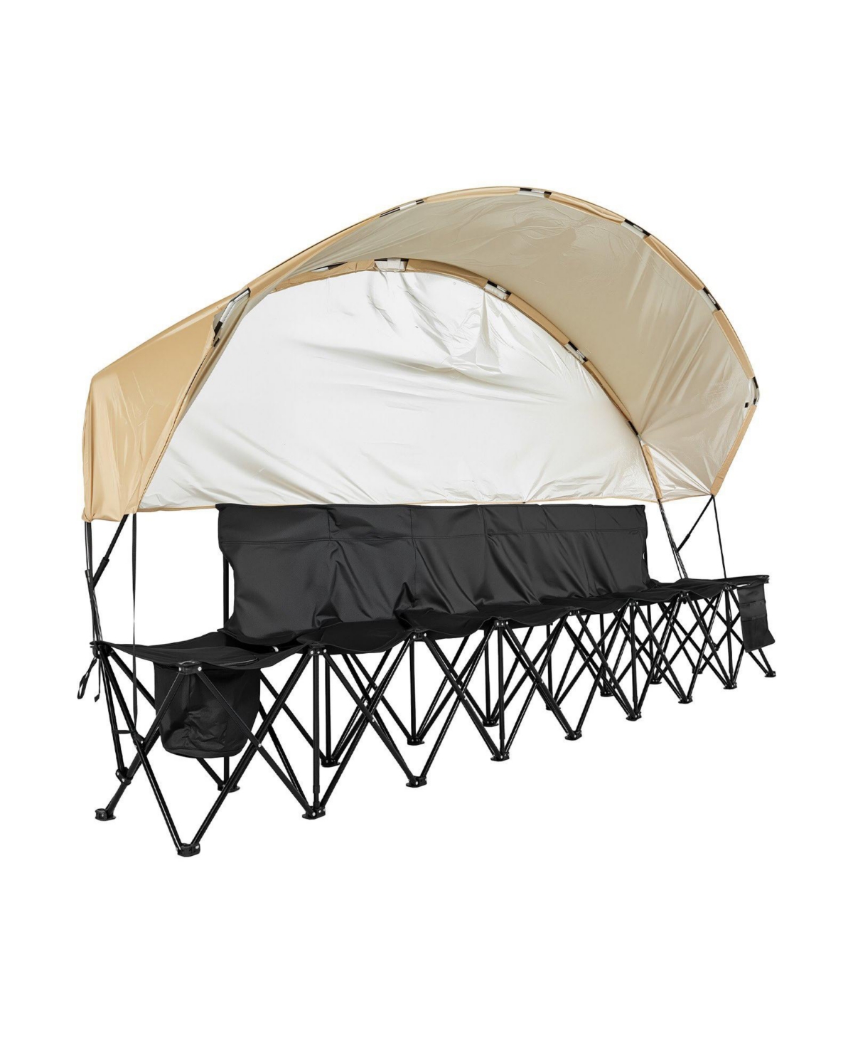 Click here for Mecale 6-Seat Portable Folding Sports Bench with S... prices