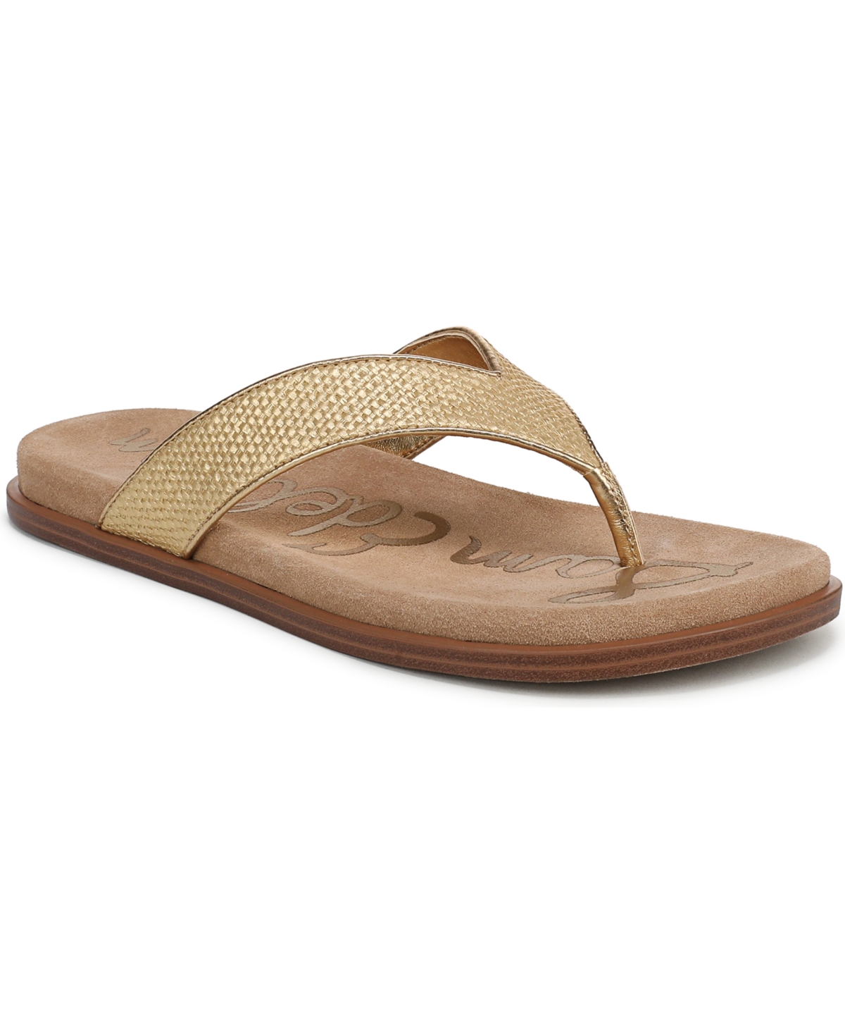 Click here for Sam Edelman Womens Lila Thong Sandals - Amber Gold... prices