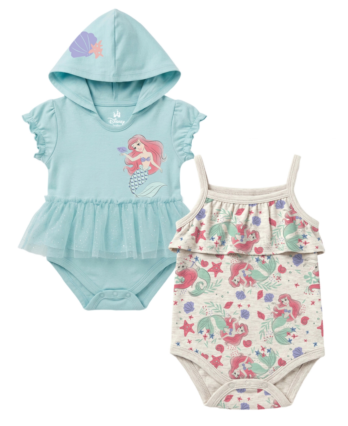 Click here for Disney Baby Girls The Little Mermaid Print Bodysui... prices