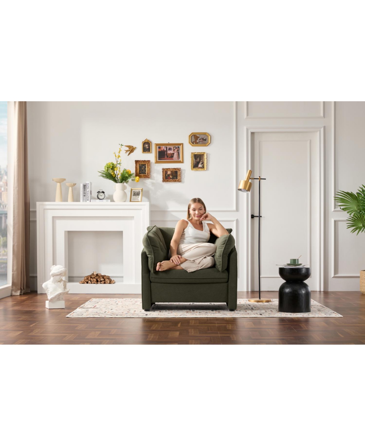 Click here for Streamdale Furniture Modern Style Chenille Oversiz... prices