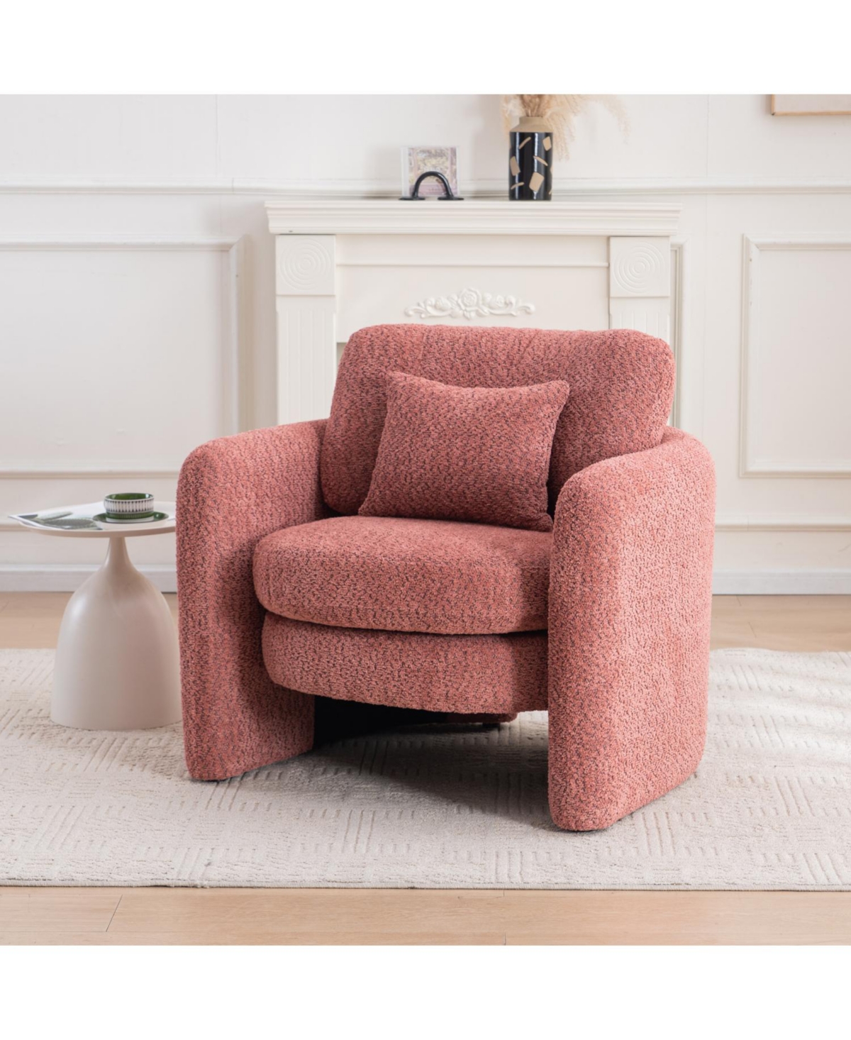 Click here for Streamdale Furniture Rounded Corner Modern Chair -... prices